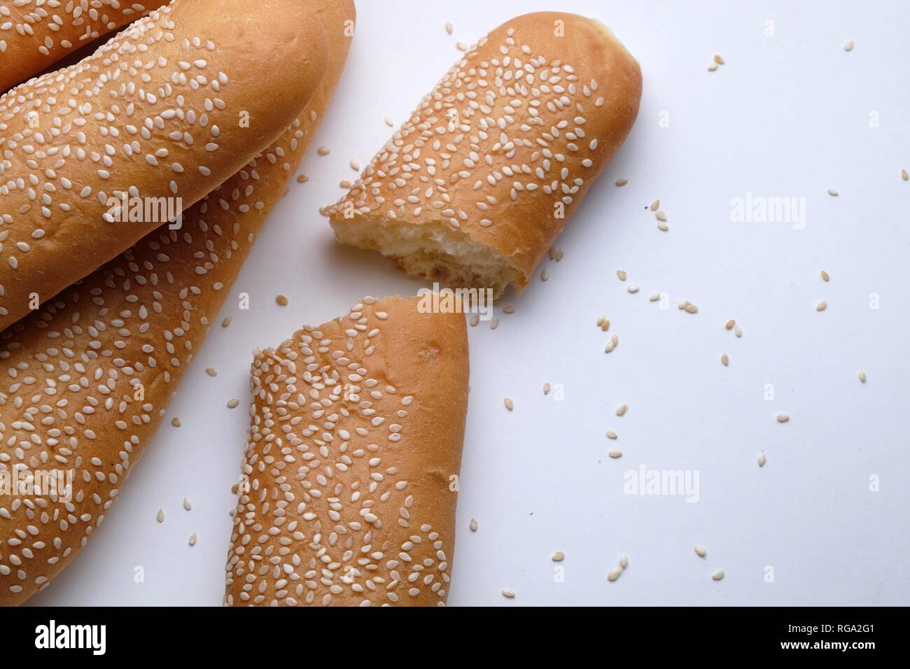 Sesame bread stick Stock Photo - Alamy