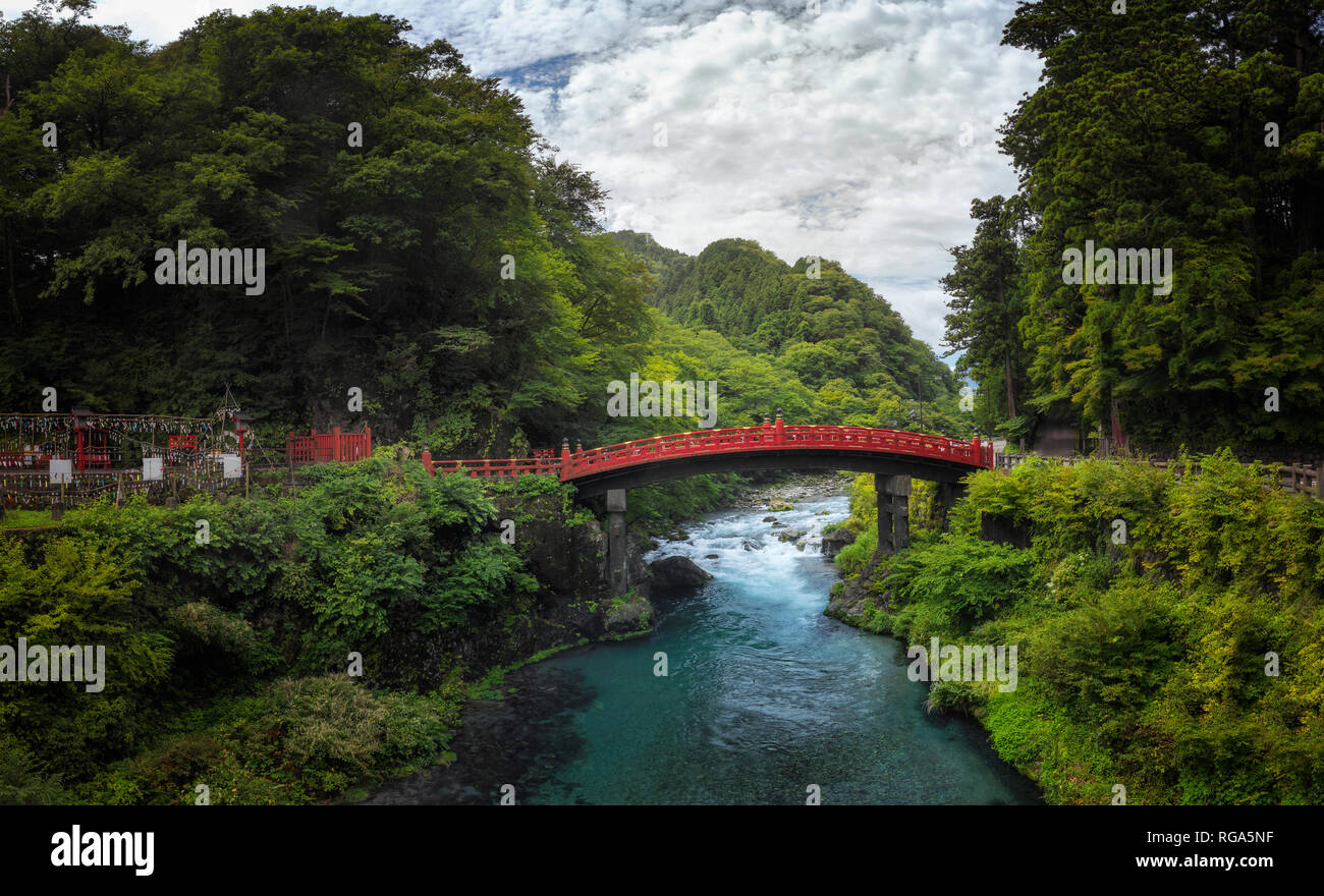 Japan, NIkko, Shinkyo Bridge Stock Photo - Alamy