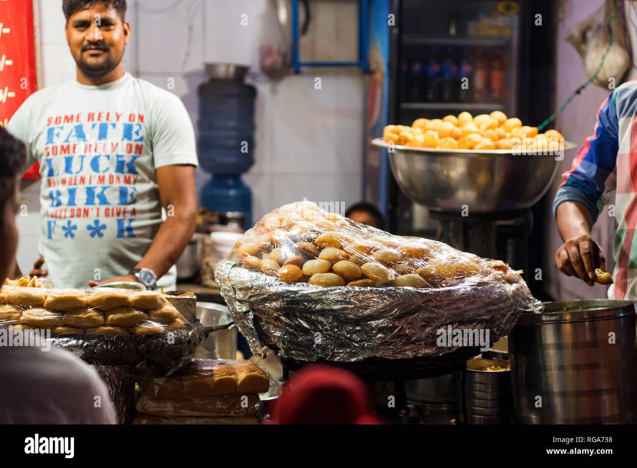 Indian bread market hi-res stock photography and images - Alamy