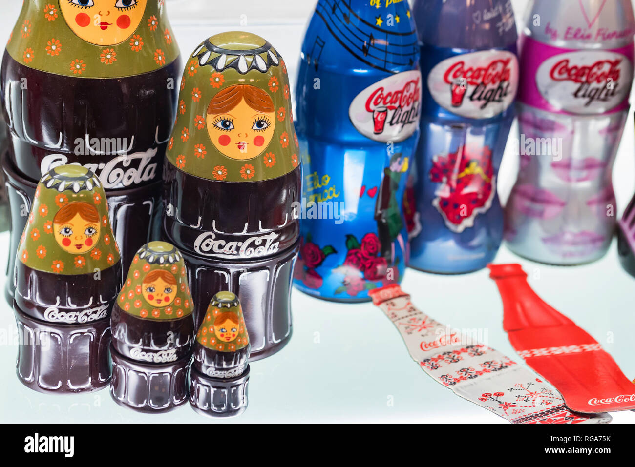 Coca cola russia bottles hi-res stock photography and images - Alamy