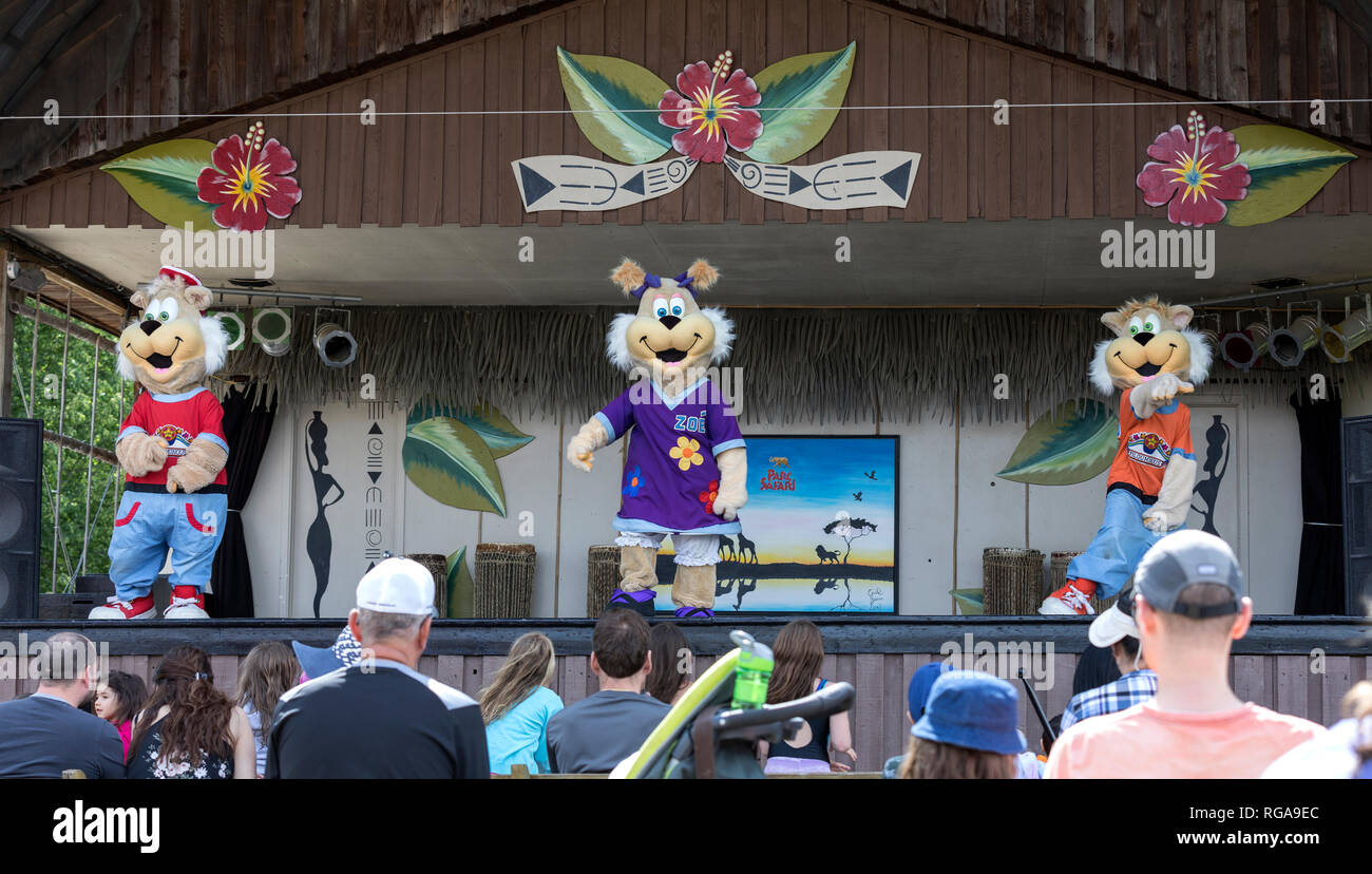 Parc Safari in Hemmingford, Quebec, Canada, June 10, 2018: Cartoon ...