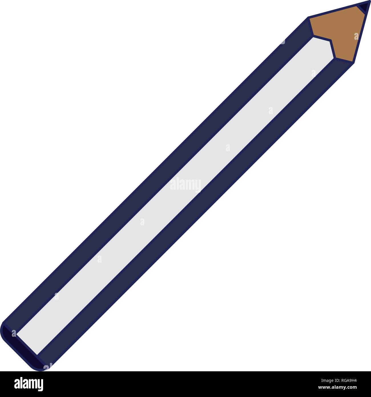 pencil education symbol isolated Stock Vector Image & Art - Alamy