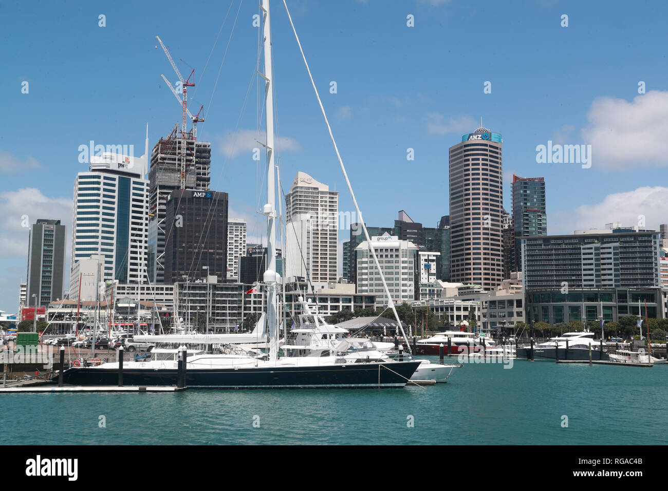 Sailing on auckland harbour hi-res stock photography and images - Alamy