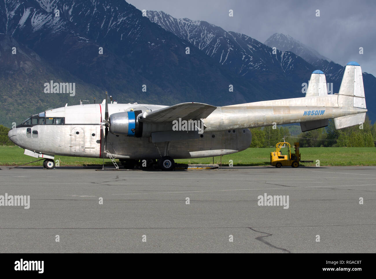 Fairchild c 119 flying boxcar hi-res stock photography and images - Alamy