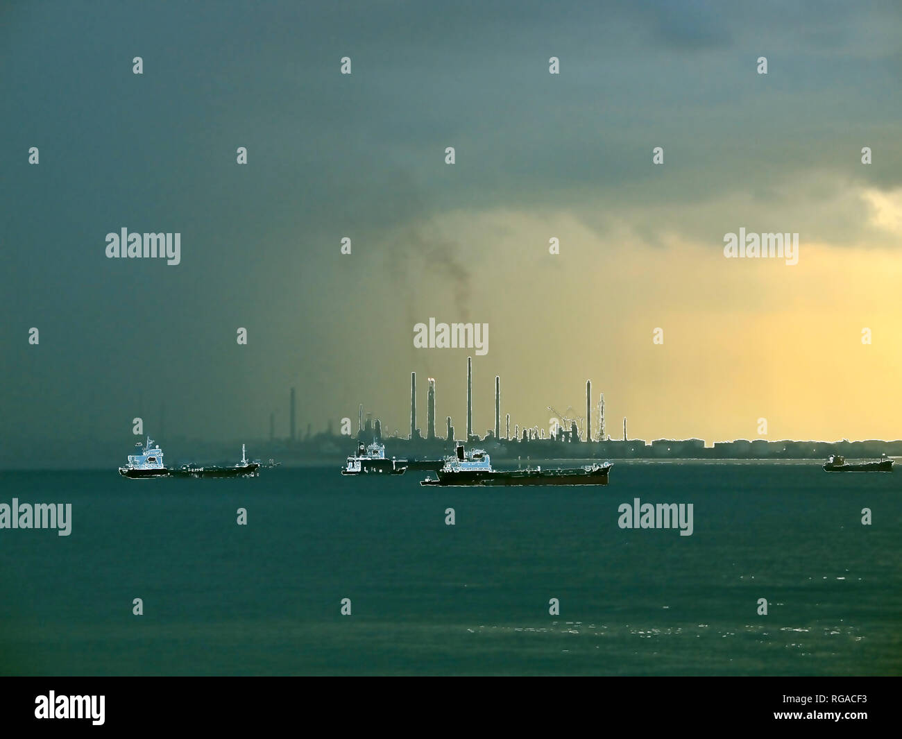 Pulau bukom island hi-res stock photography and images - Alamy