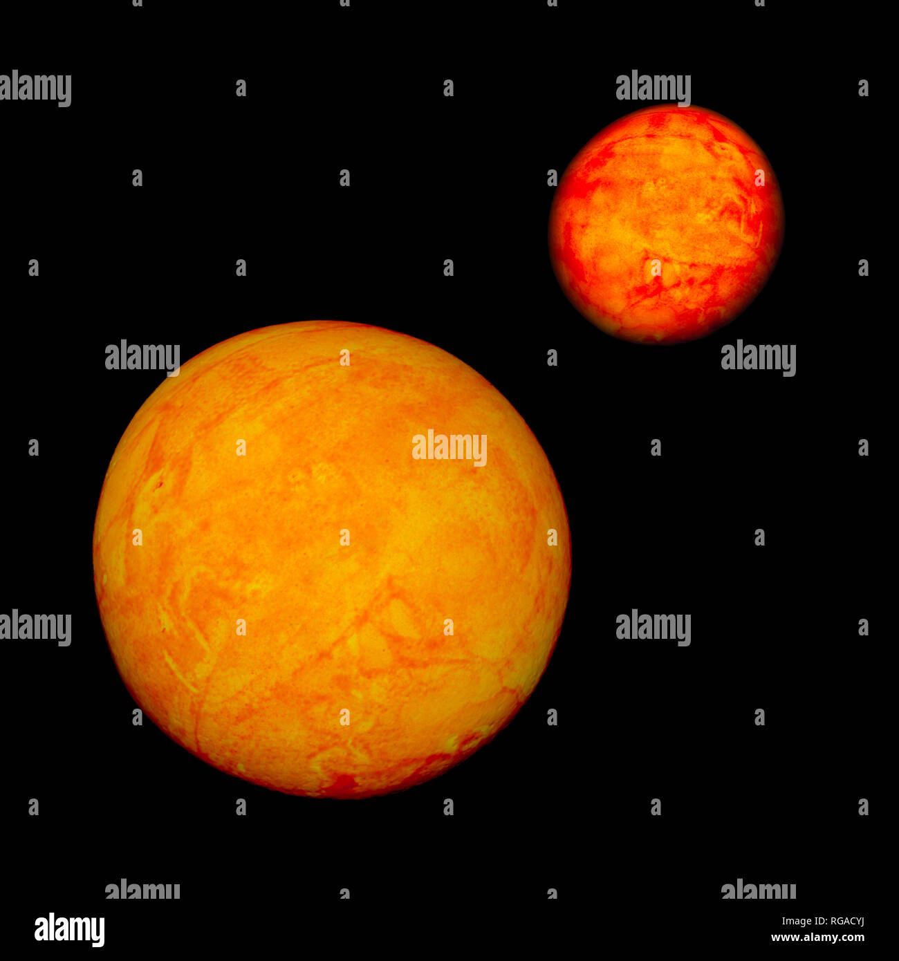 The hot surface of venus hi-res stock photography and images - Alamy