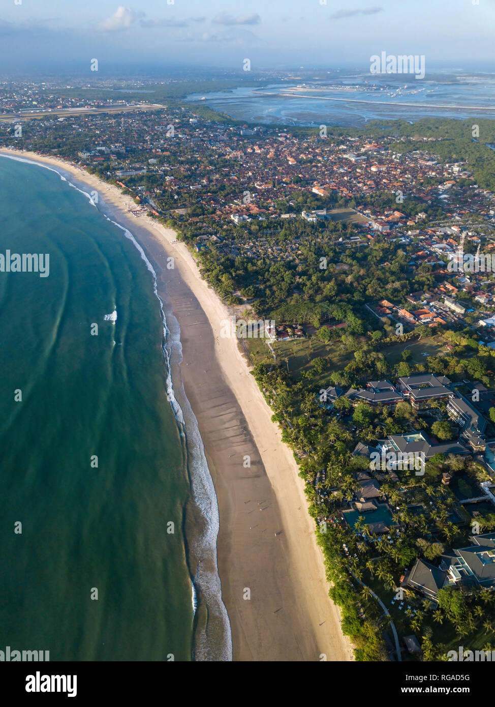 Indonesia, Bali, Aerial view of Jimbaran beach Stock Photo - Alamy