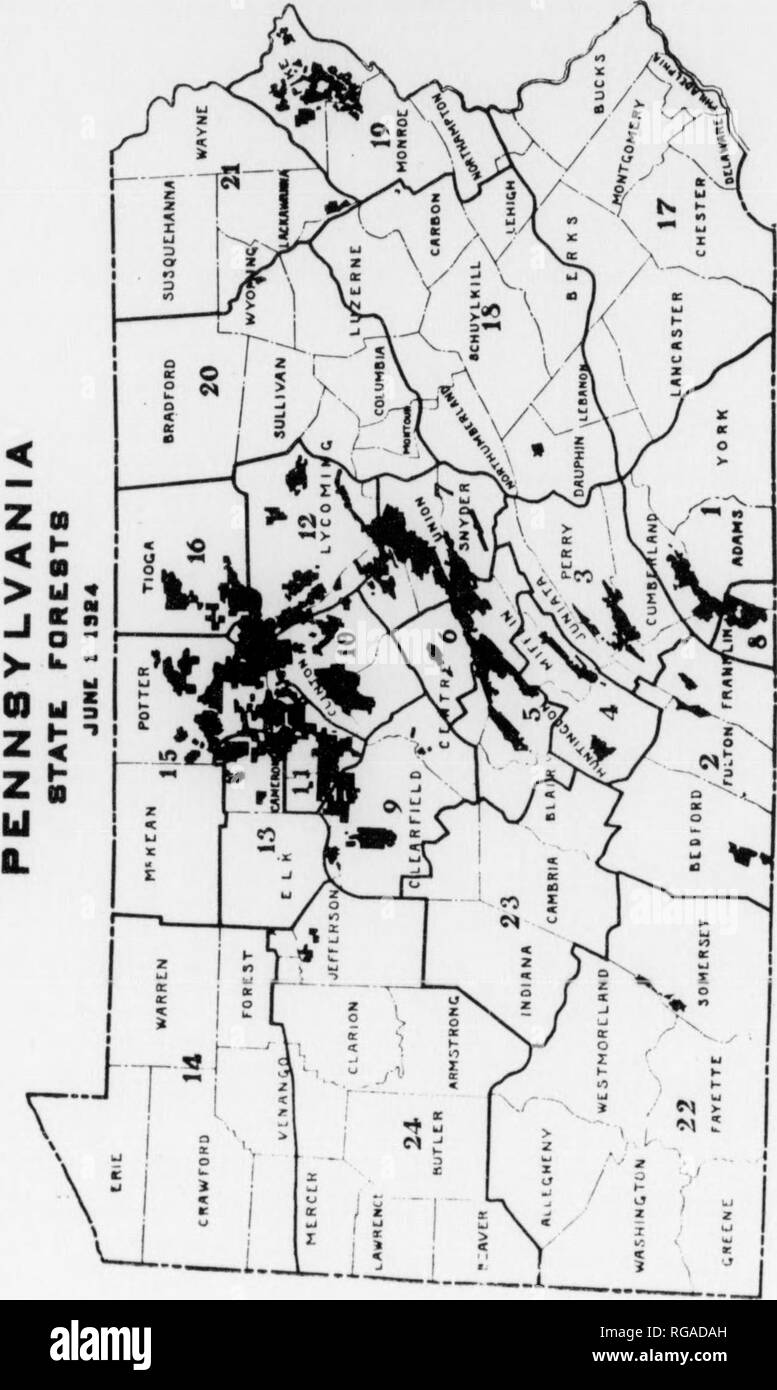 Cameron pennsylvania map Black and White Stock Photos & Images - Alamy