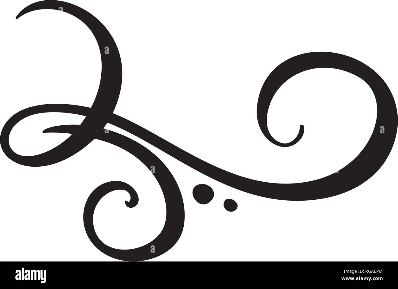 Vector Vintage Line Elegant Dividers And Separators Swirls And Corners