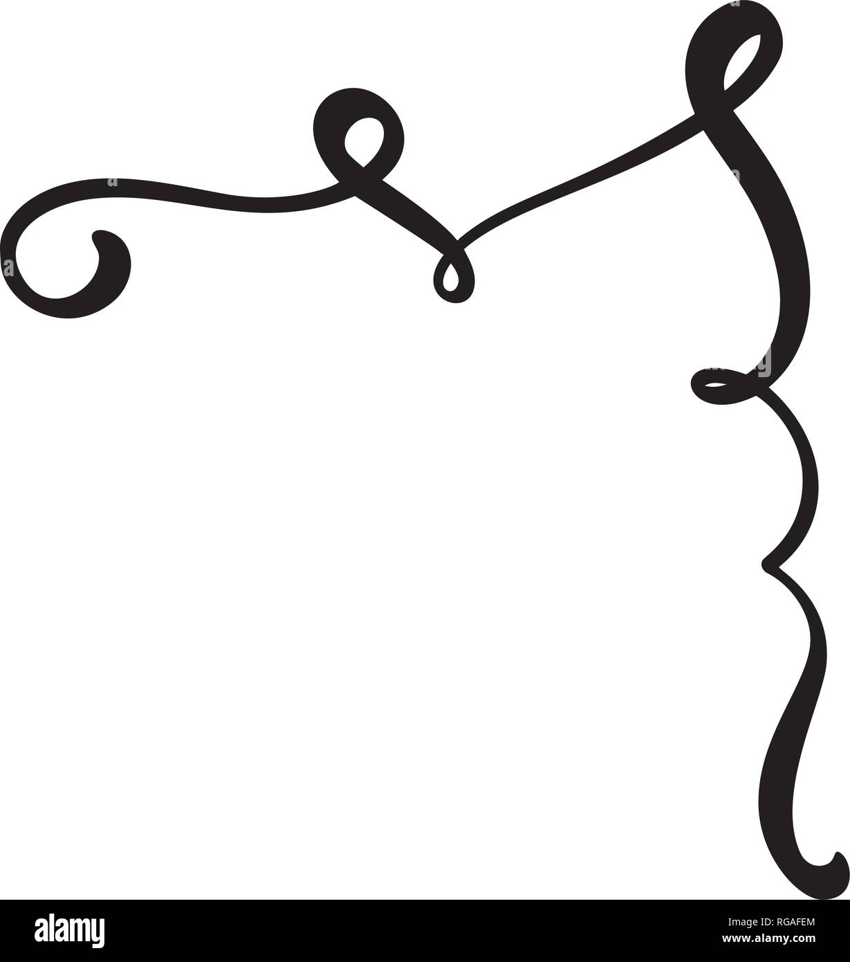 Decorative Lines Corner