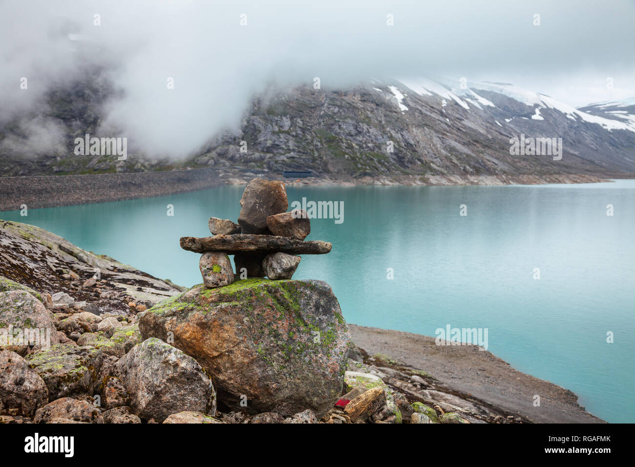 Cairn trail marker hi-res stock photography and images - Alamy