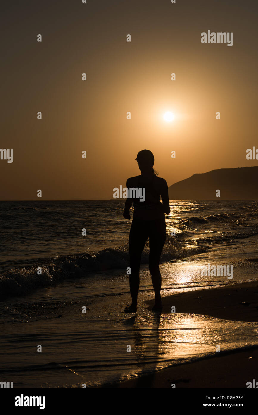 Female runner light hi-res stock photography and images - Alamy