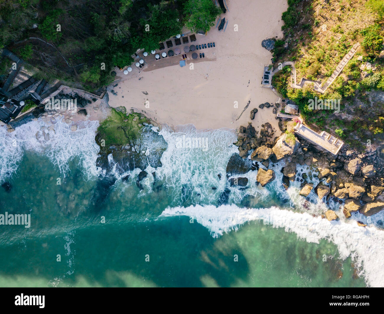 Indonesia, Bali, Aerial view of beach Stock Photo - Alamy