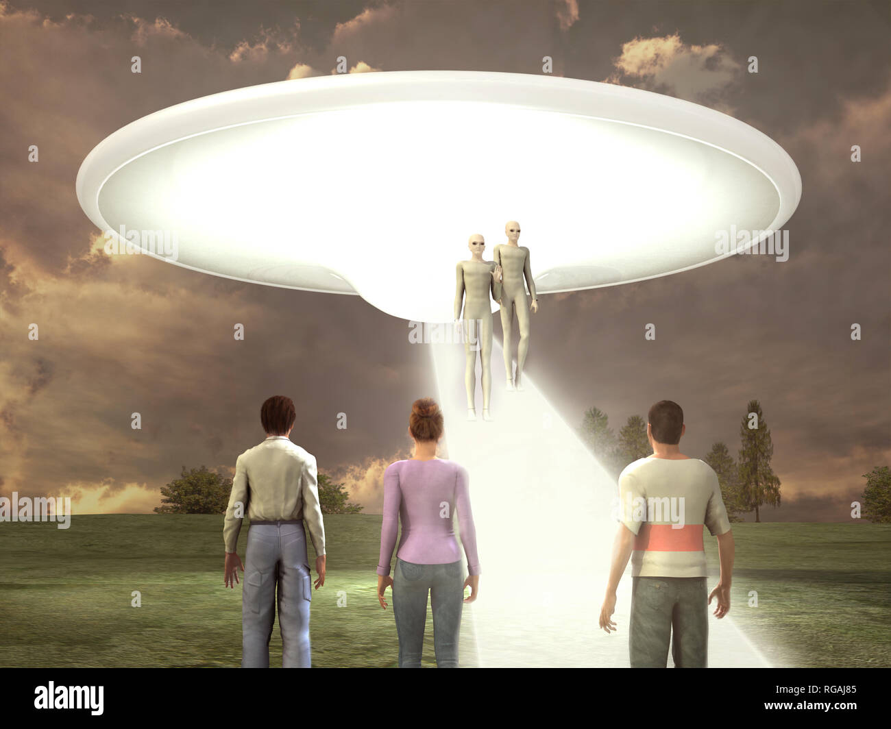 Ufo grass hi-res stock photography and images - Alamy