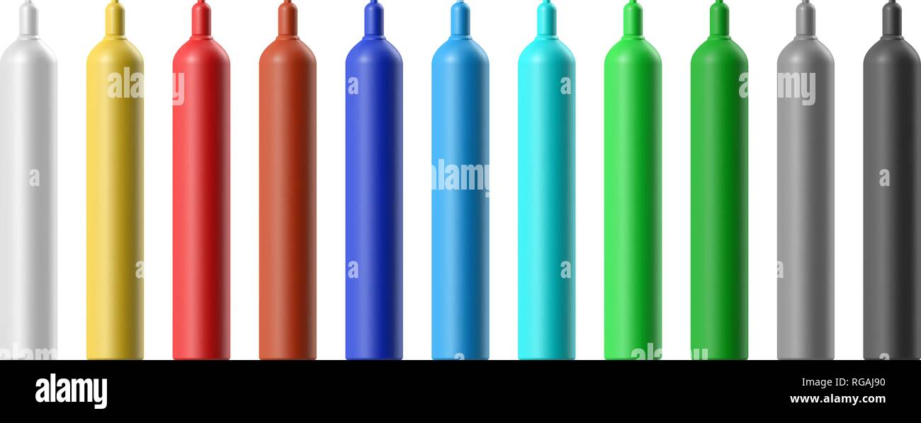 Gas cylinder propane tank Stock Vector Images - Alamy