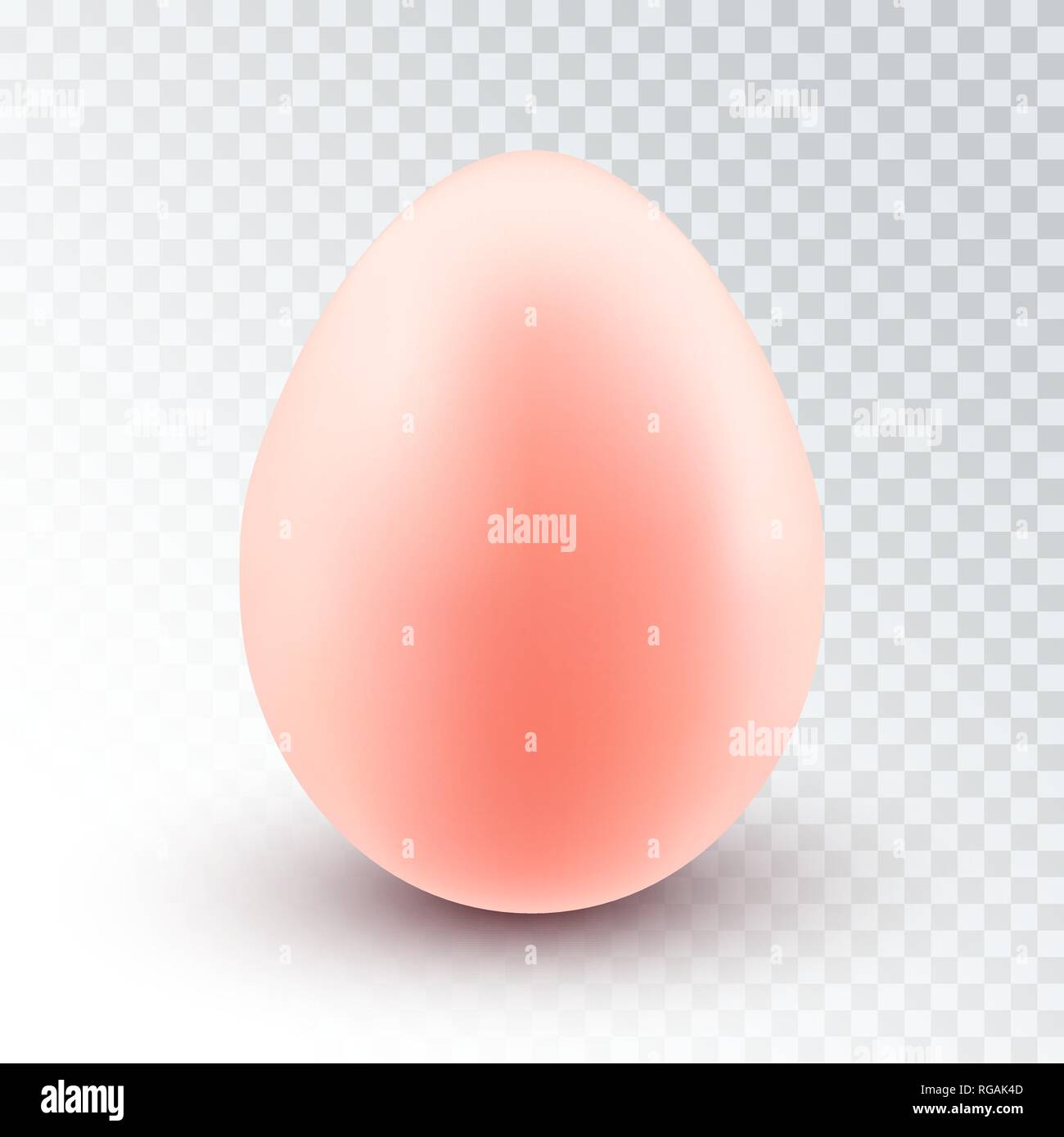 Vector Realistic Pink egg Stock Vector Image & Art - Alamy