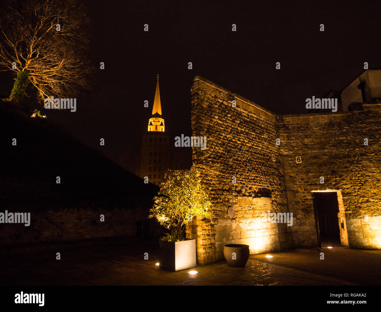 Oxford castle night hi-res stock photography and images - Alamy