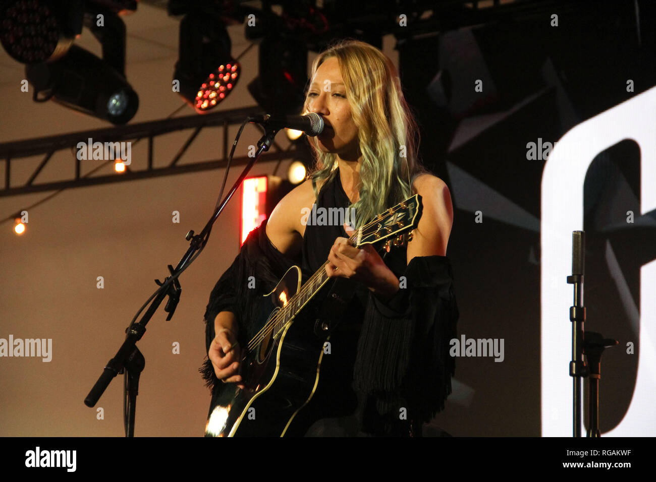 Carly Jo Jackson (From America's Got Talent) at The NAMM Show at the ...
