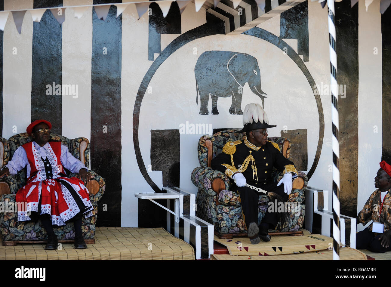 ZAMBIA Barotseland , Zambezi floodplain , Kuomboka ceremony in ...