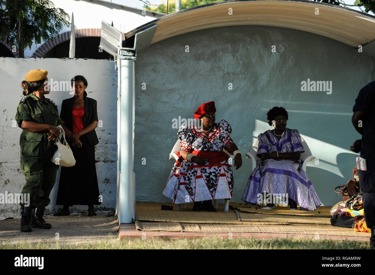ZAMBIA Barotseland , Zambezi floodplain , Kuomboka ceremony in ...