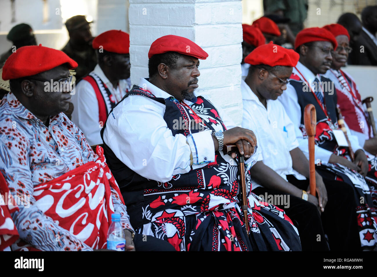 ZAMBIA Barotseland , Zambezi floodplain , Kuomboka ceremony in ...