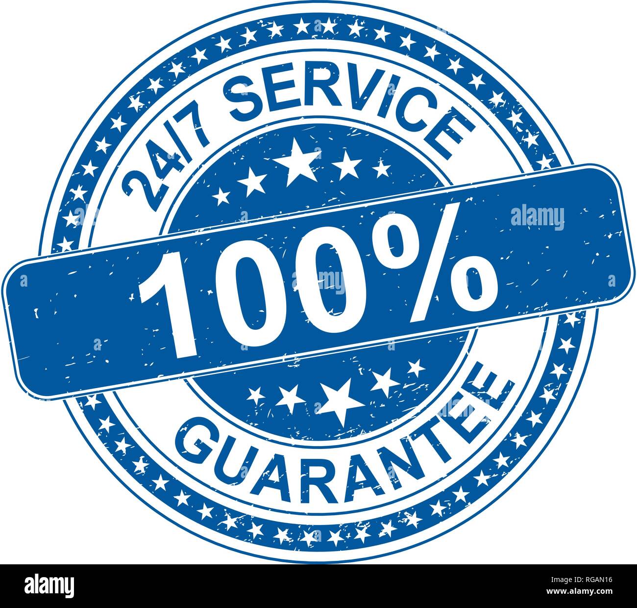 round blue rubber stamp on white background Stock Vector Image & Art ...