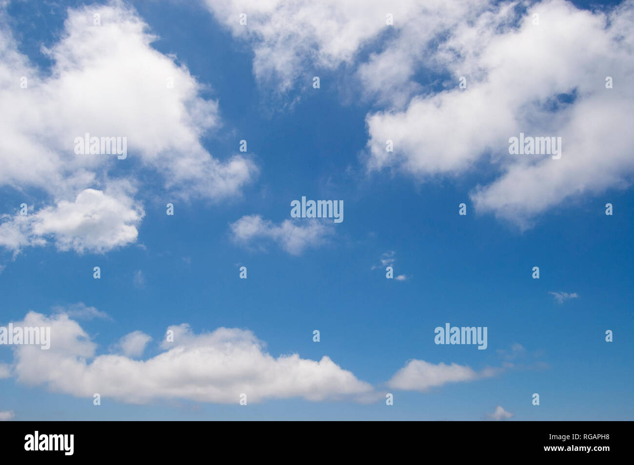 View of clear sky for background Stock Photo - Alamy