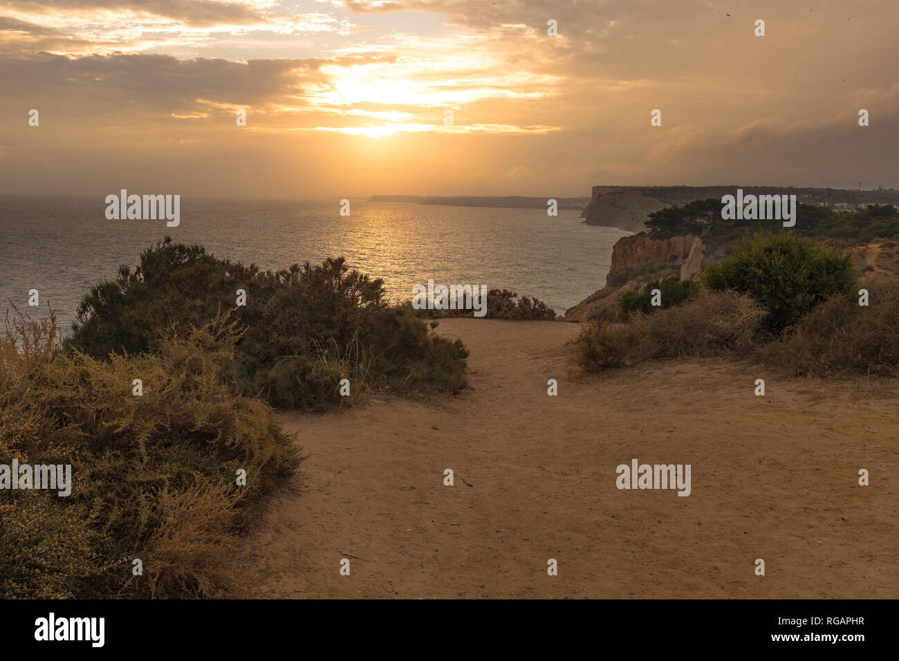 Portugal atlantic ocean sunset in hi-res stock photography and images ...