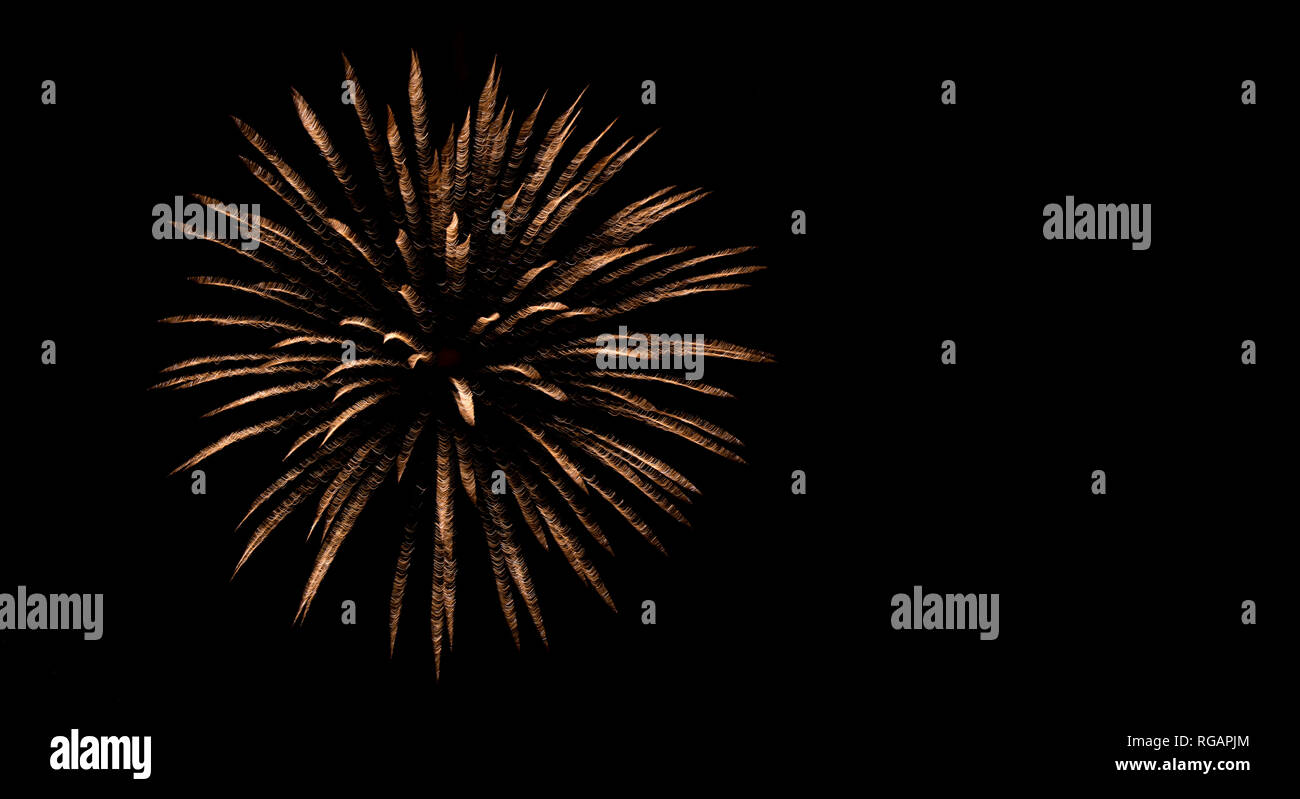 One single firework in the sky great for a background Stock Photo - Alamy