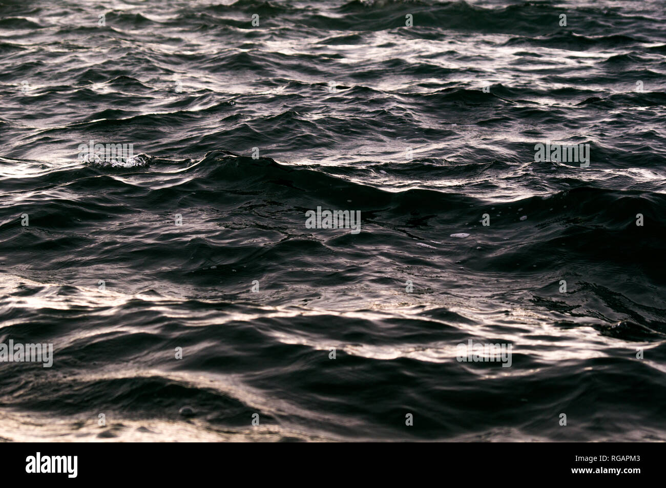 Rough sea during bad weather symbolising dangerous Stock Photo - Alamy