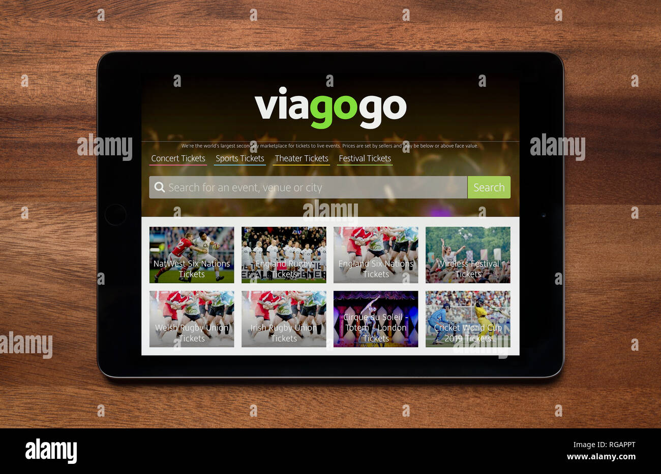 Viagogo app hi-res stock photography and images - Alamy