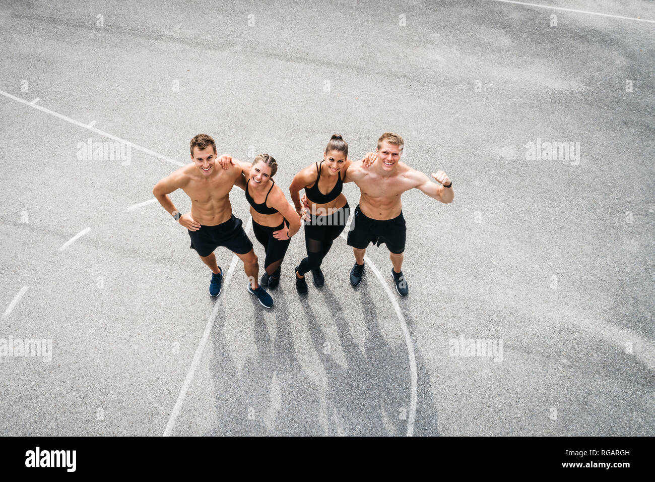 Training young people hi-res stock photography and images - Alamy