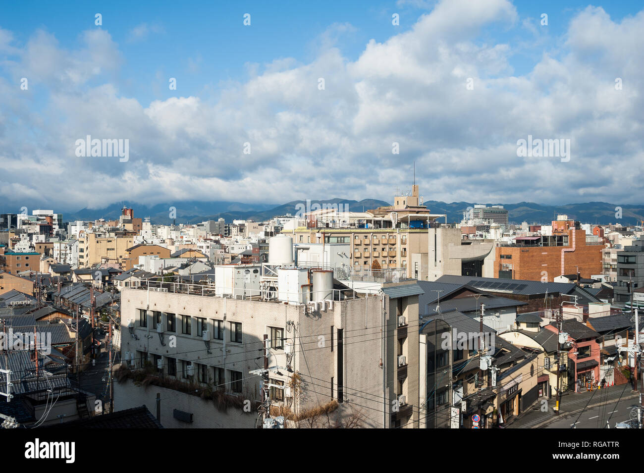 Kyoto birds eye view from hi-res stock photography and images - Alamy