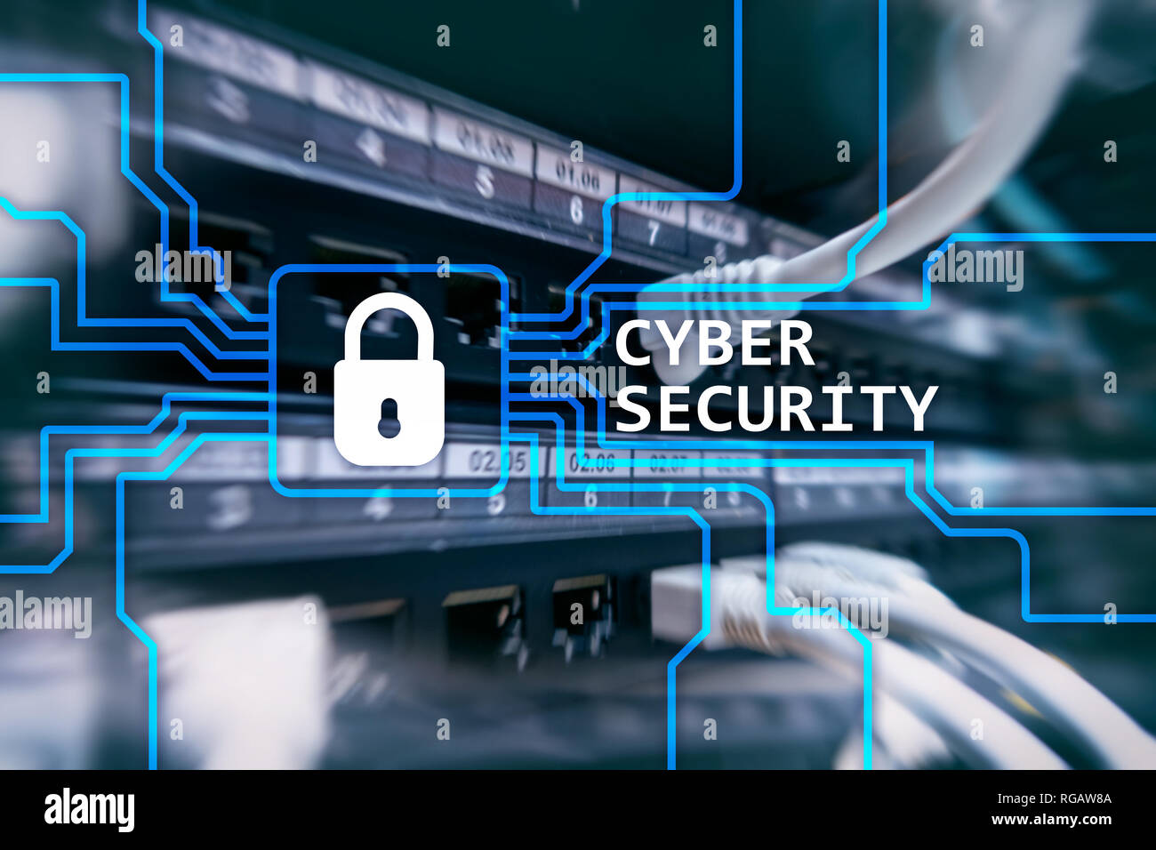 Cyber security, information privacy and data protection concept on ...