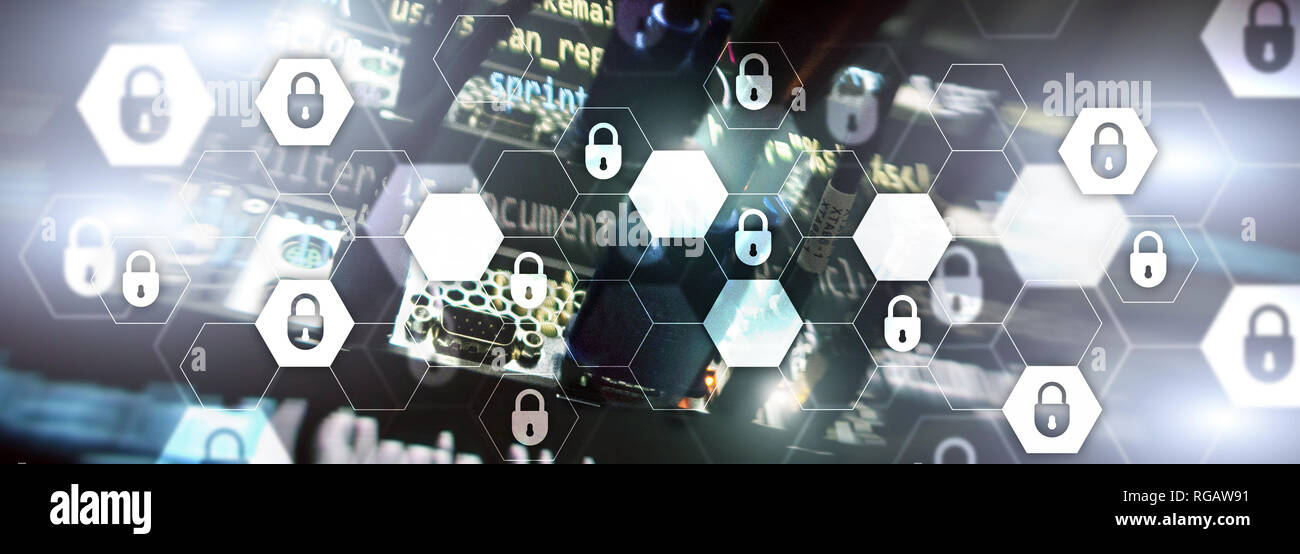 Cyber security, data protection, information privacy. Internet and ...