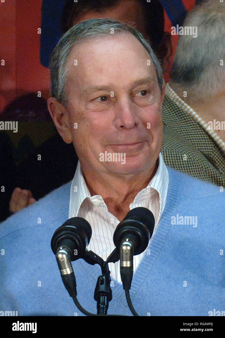 Mayor Michael Bloomberg at the opening of his Staten Island campaign ...