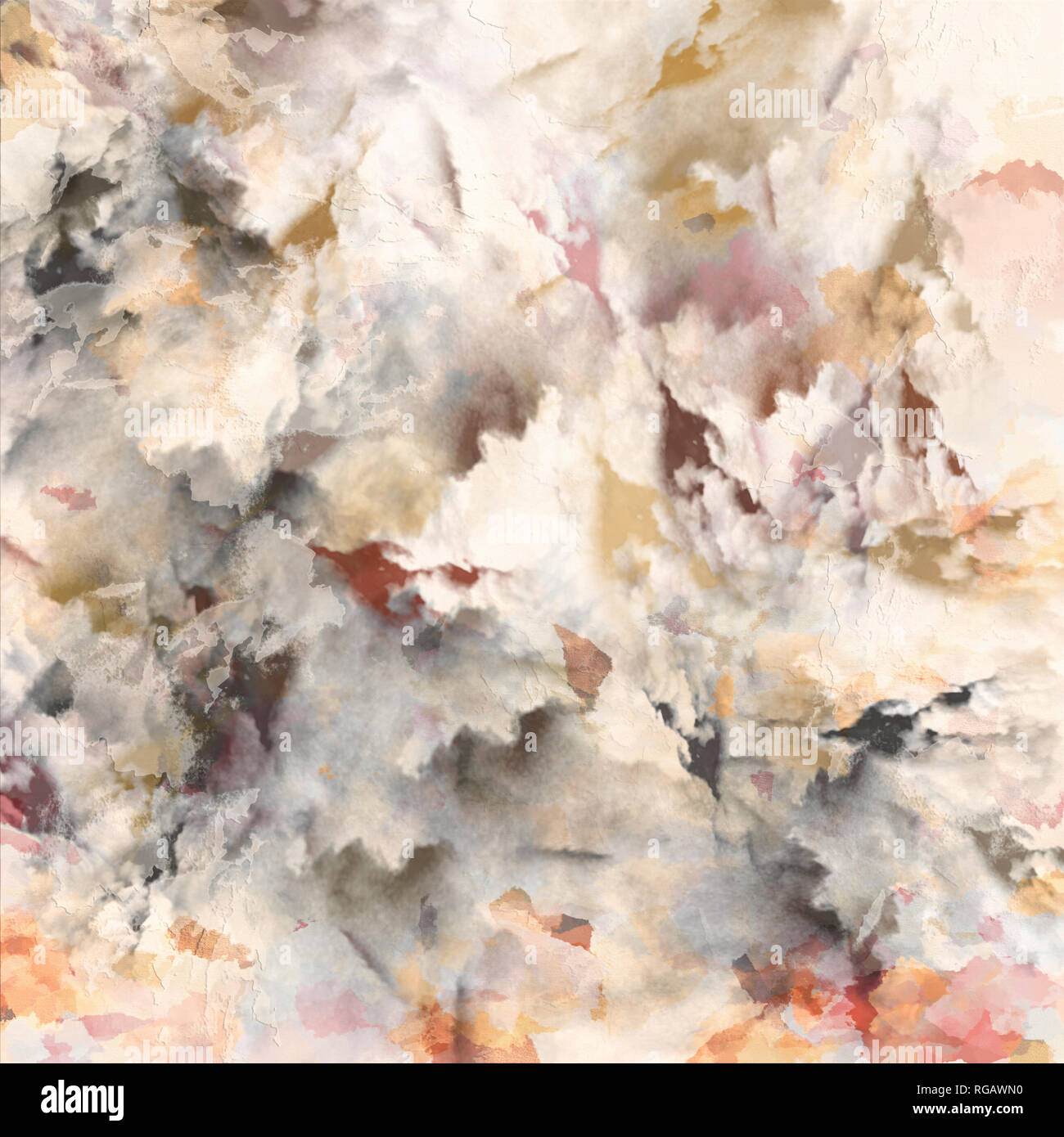 Abstract colored paper. Colored paint stains isolated on white ...