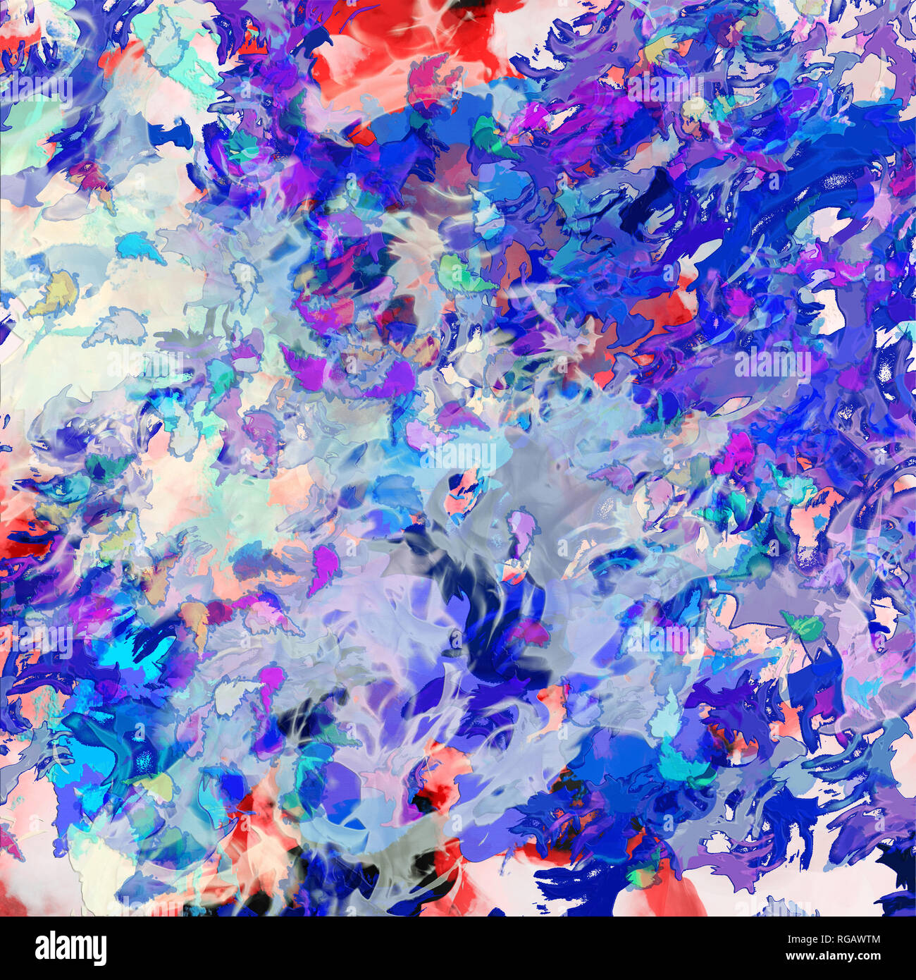 Abstract colored paper. Colored paint stains isolated on white ...