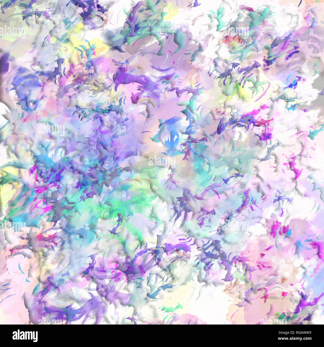 Abstract colored paper. Colored paint stains isolated on white ...