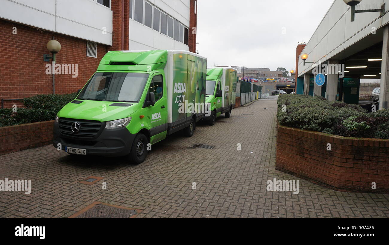 Asda Van High Resolution Stock Photography and Images - Alamy