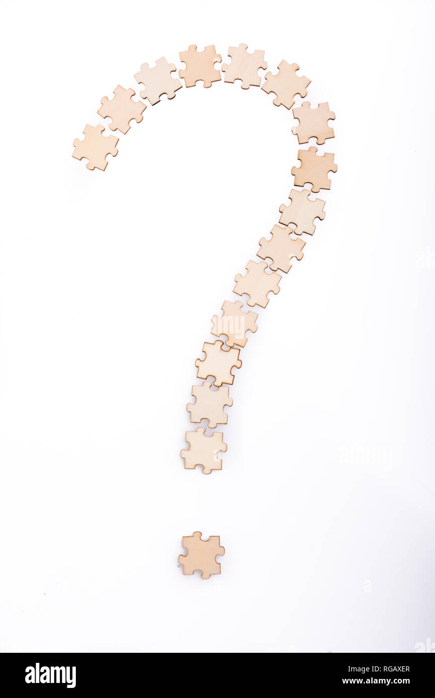 Question mark puzzle hi-res stock photography and images - Alamy