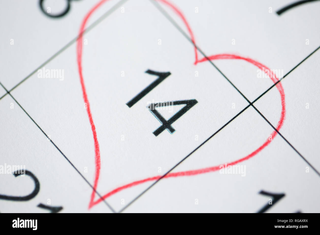 Close view calendar page hi-res stock photography and images - Alamy