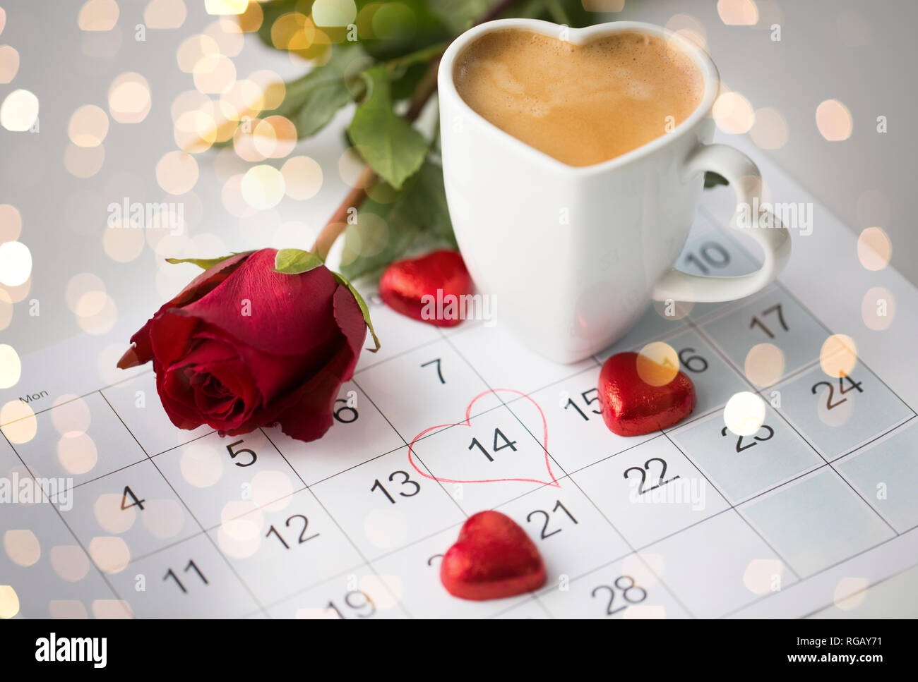 Rose calendar hi-res stock photography and images - Alamy