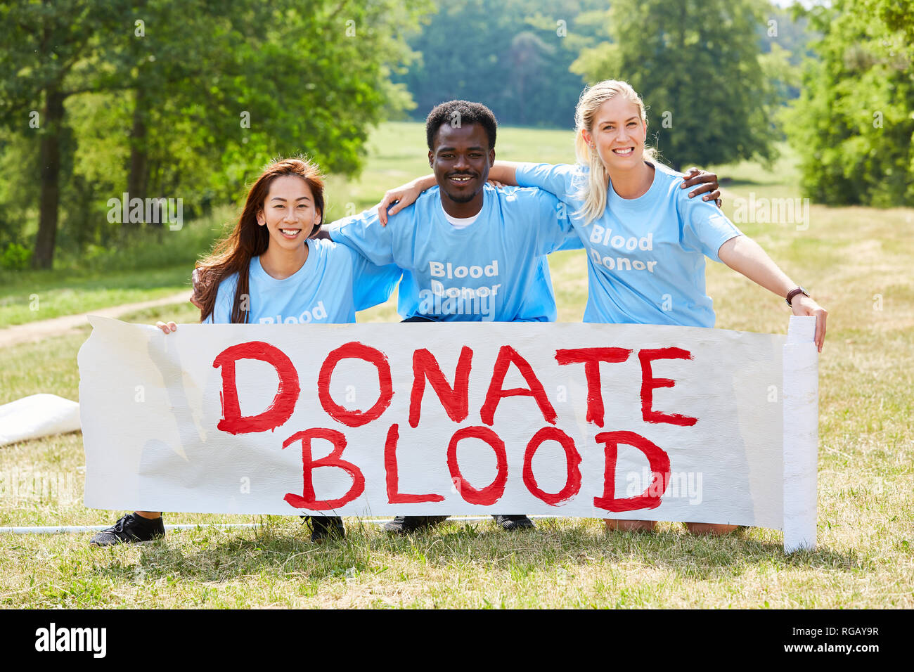 Blood donation campaign hi-res stock photography and images - Alamy