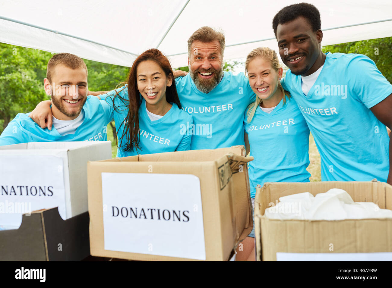 Collect boxes hi-res stock photography and images - Alamy