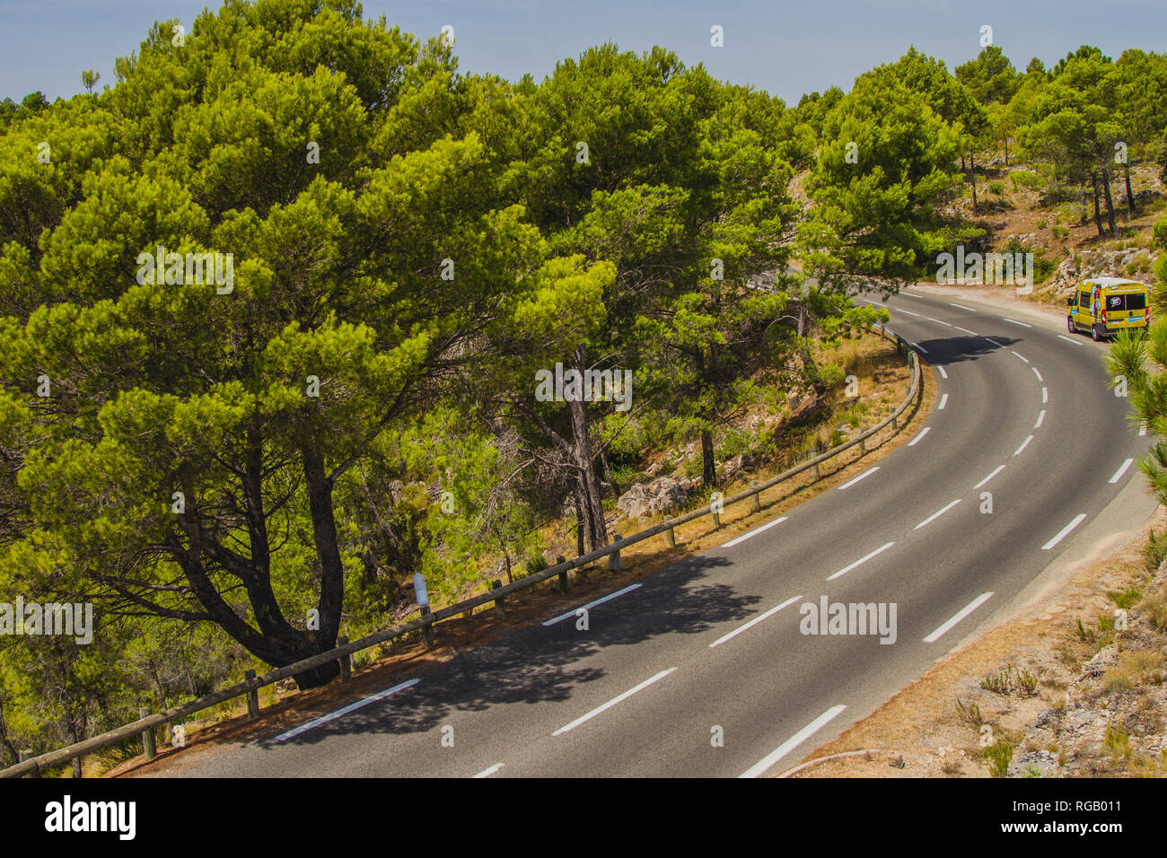 Driving france countryside hi-res stock photography and images - Alamy