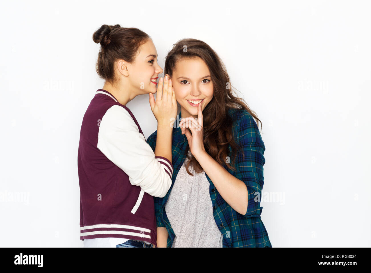 Asian girls gossiping hi-res stock photography and images - Alamy