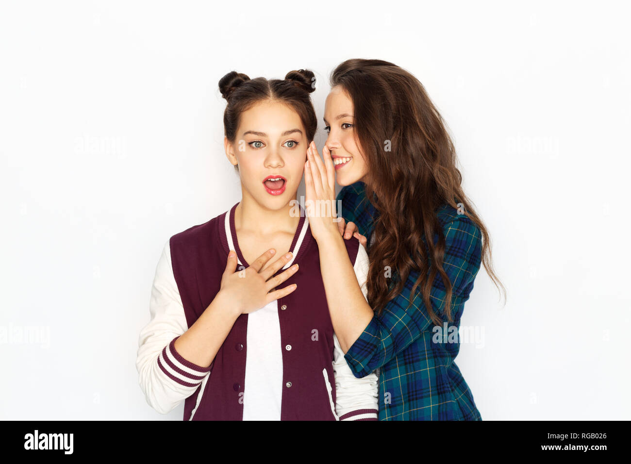 Asian girls gossiping hi-res stock photography and images - Alamy