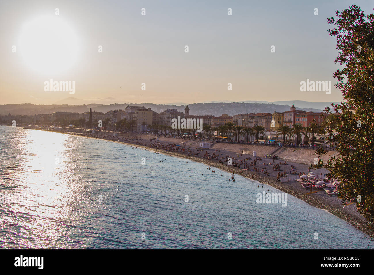 What a 'Nice' beach Stock Photo - Alamy