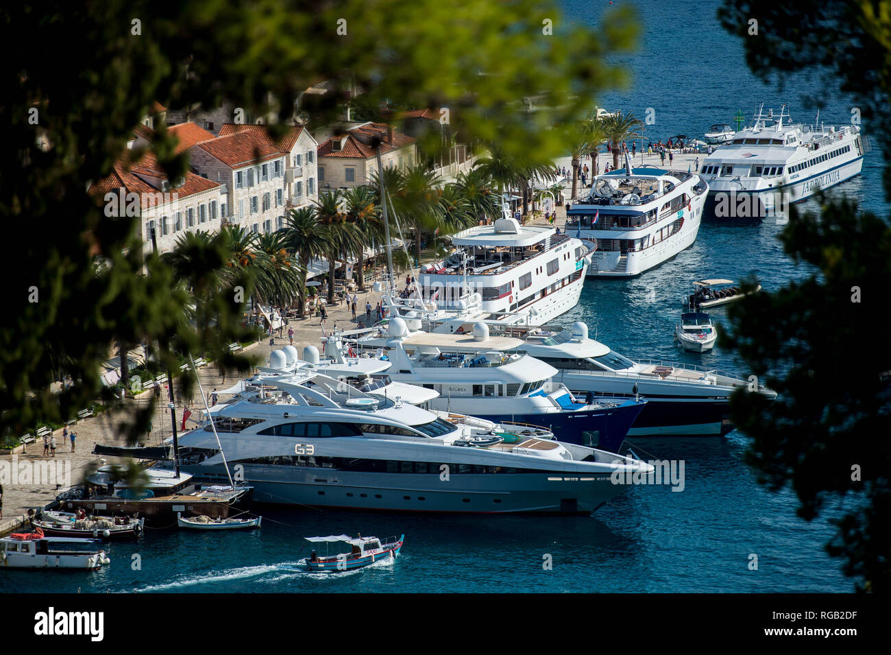 Friday 31 August 2018 Pictured: View of Hvar Harbour Re: General Views ...
